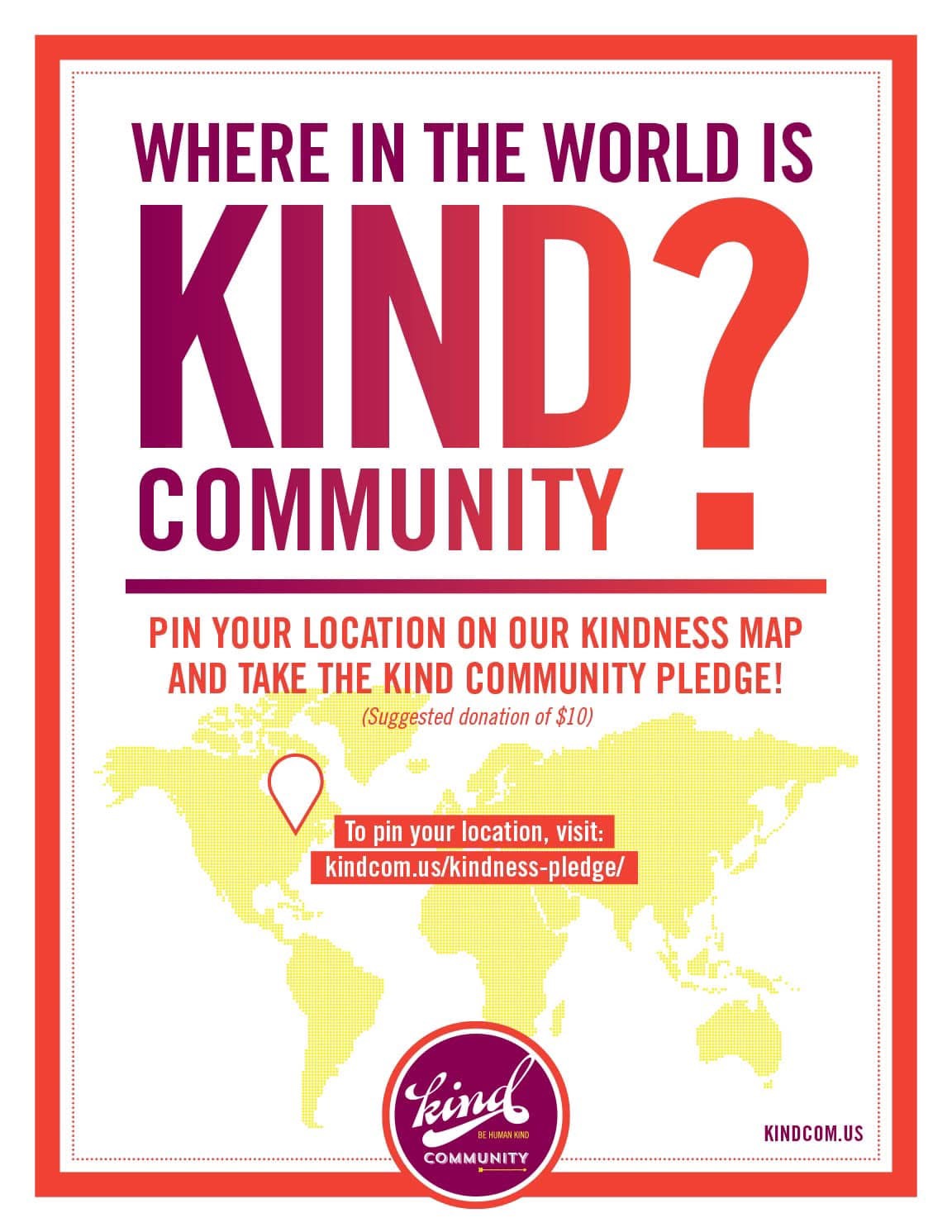 Where In THE WORLD IS KIND COMMUNITY? – Kind Community